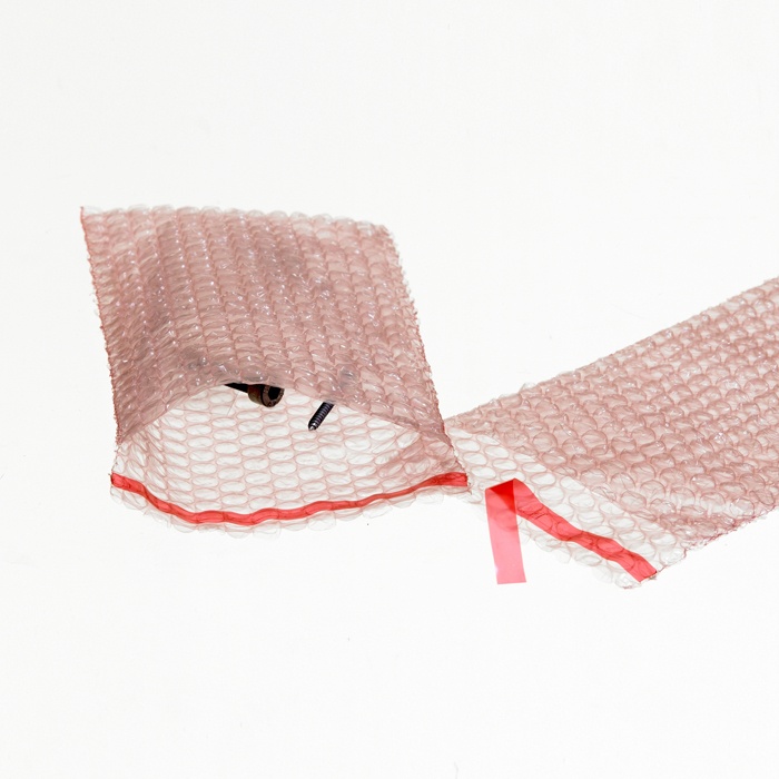 Electrostatic Dissipative Pink ESD Bubble Bags - Self Seal